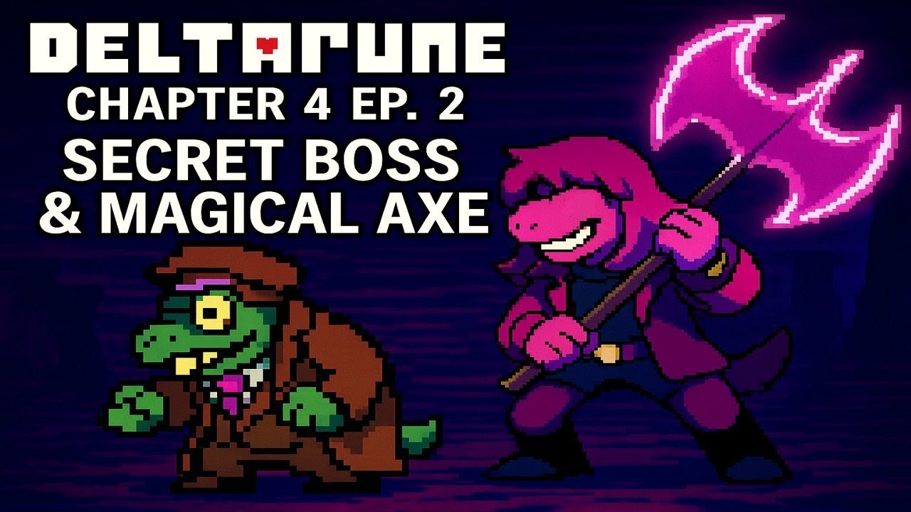 Deltarune Chapter 4: Secret Boss & Magical Axe Unlocked! - YouTube