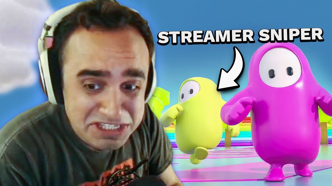 Squeex gets the most determined Fall Guys Streamsniper in History ...