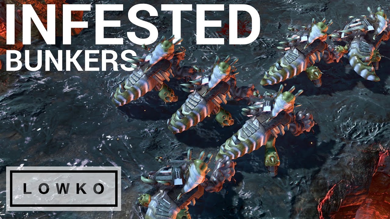 StarCraft 2: MASS INFESTED BUNKERS! ("War is Hell" on Brutal) - YouTube