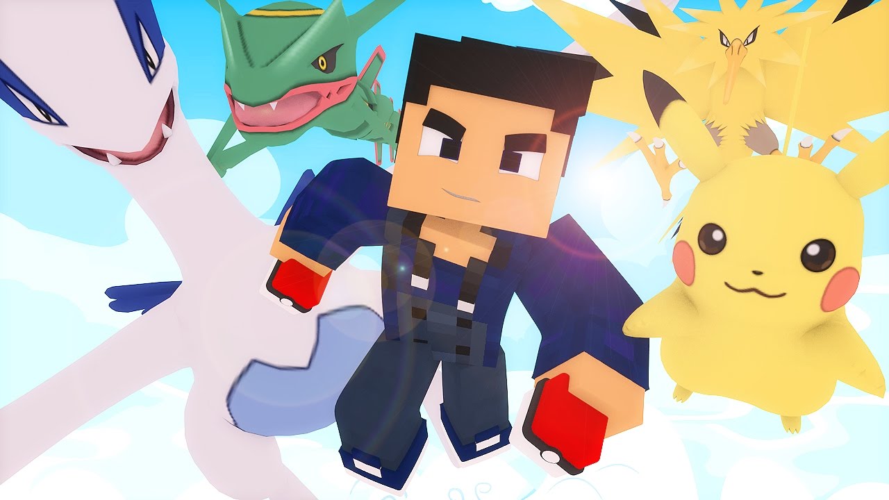 Minecraft: CORRIDA POKEMON! - BATALHA POKEMON!!! - YouTube