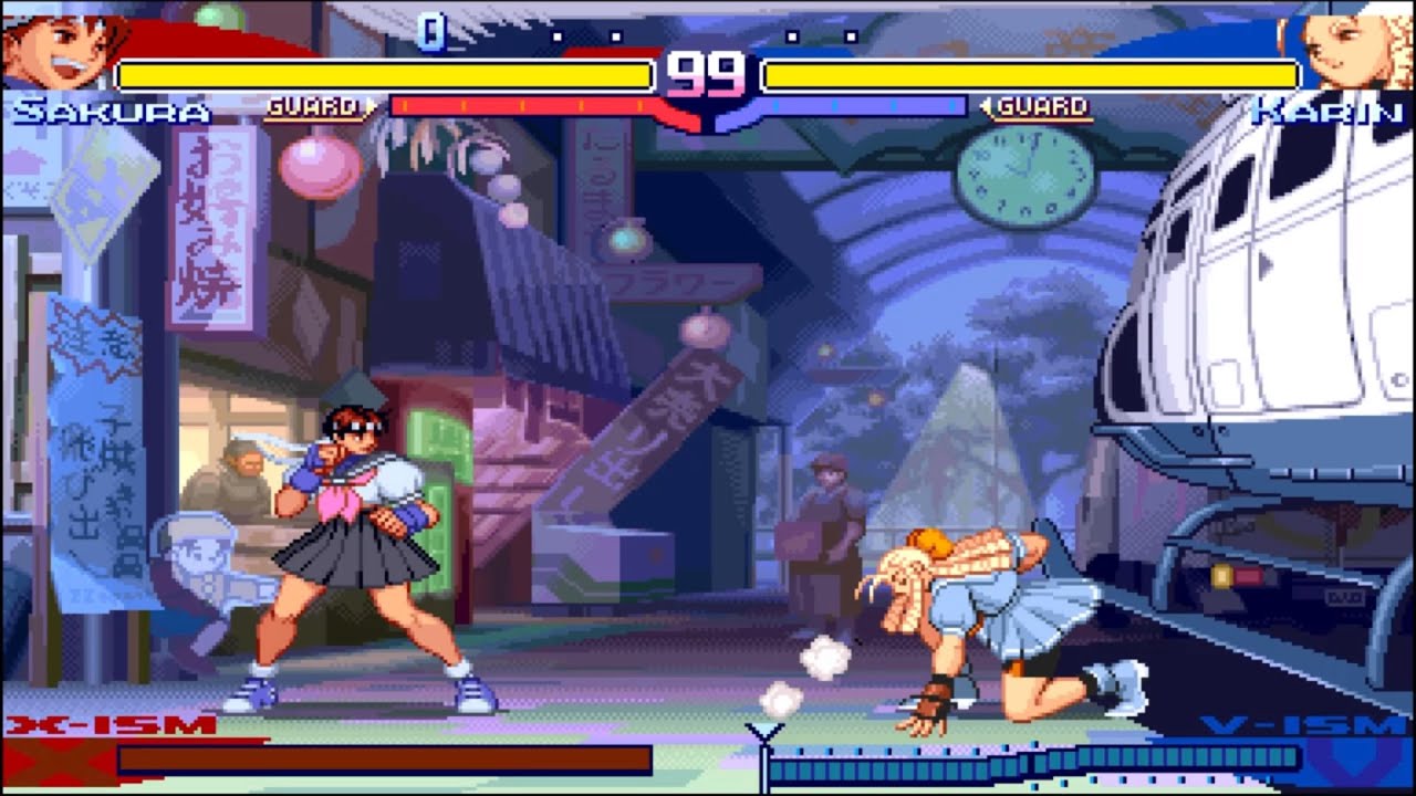Street Fighter Alpha 3 - Sakura (Arcade Mode) [PS4] - YouTube