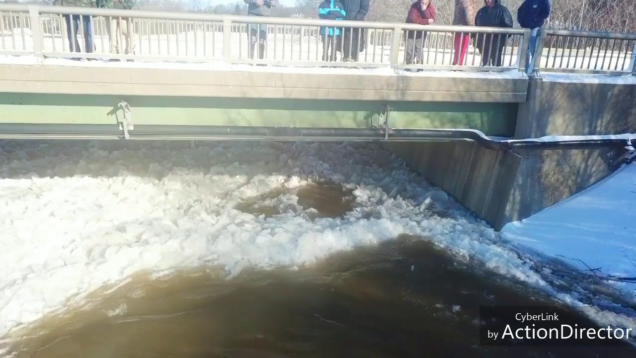 Swanton flood . Ice Dam 2018 PhotoFlight Video - YouTube