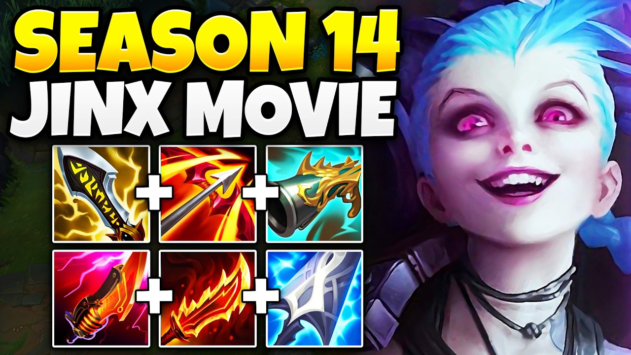 TRYING EVERY JINX BUILD POSSIBLE FOR SEASON 14! (THE JINX MOVIE) - YouTube