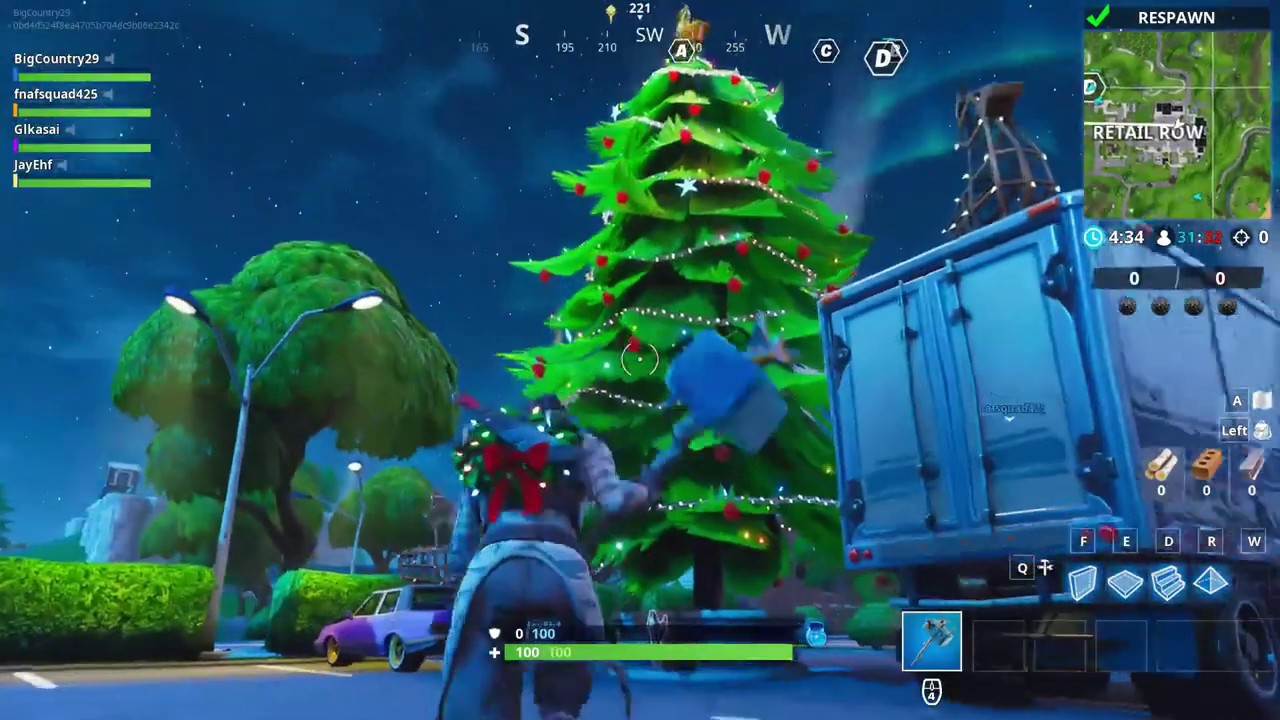 Fortnite Battle Royale - All Holiday Tree Locations Guide (14 Days of ...