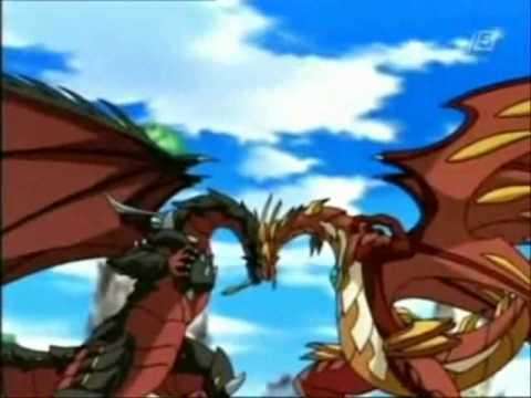 Dan, Drago, Shun and Ingram vs Gus, Vulcan, Spectra and Helios