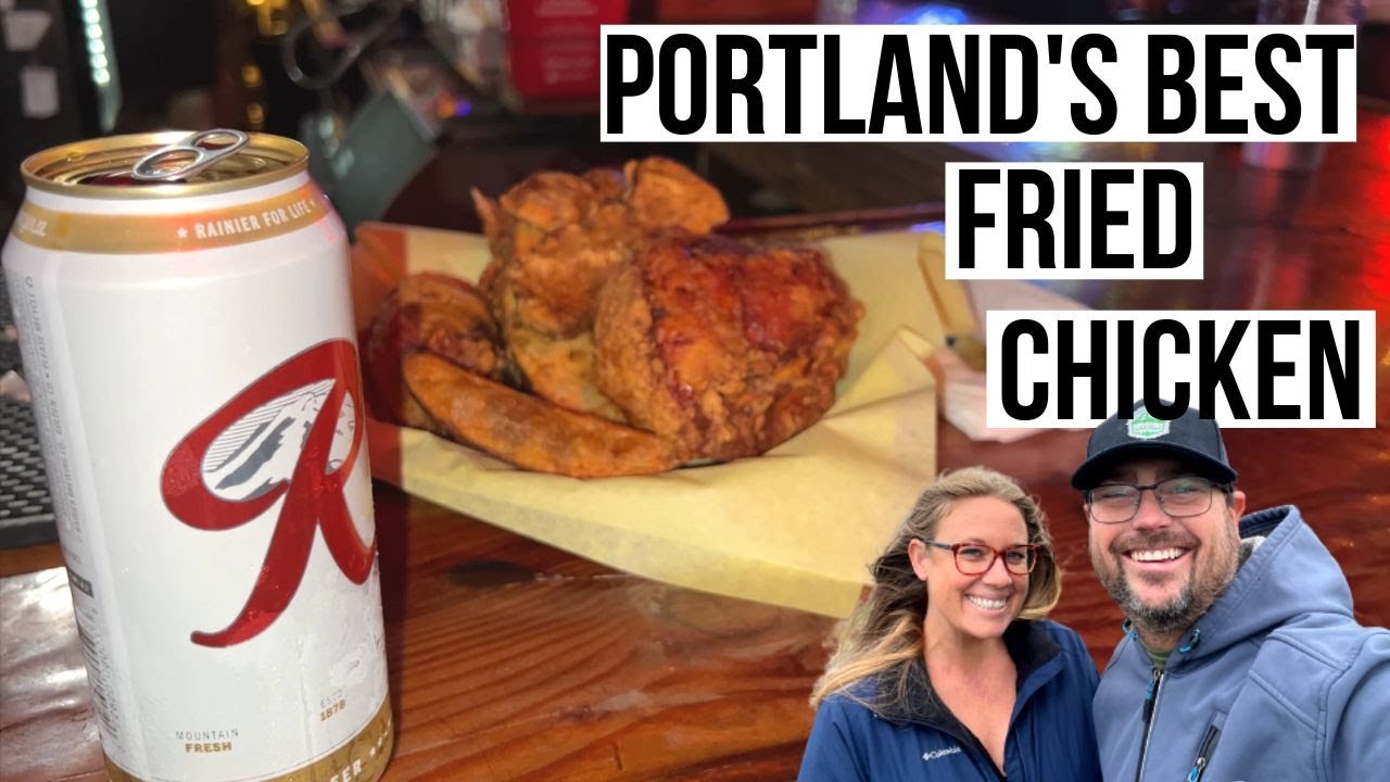 24 Hours EATING in PORTLAND | Reel M Inn FRIED CHICKEN - YouTube