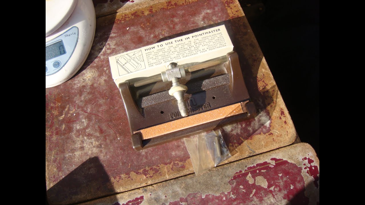 VINTAGE OLD NEEDLE SHARPENER FOR GRAMOPHONE USED SEE VIDEO - YouTube