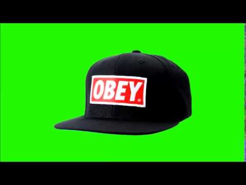 OBEY Cap Green Screen - YouTube