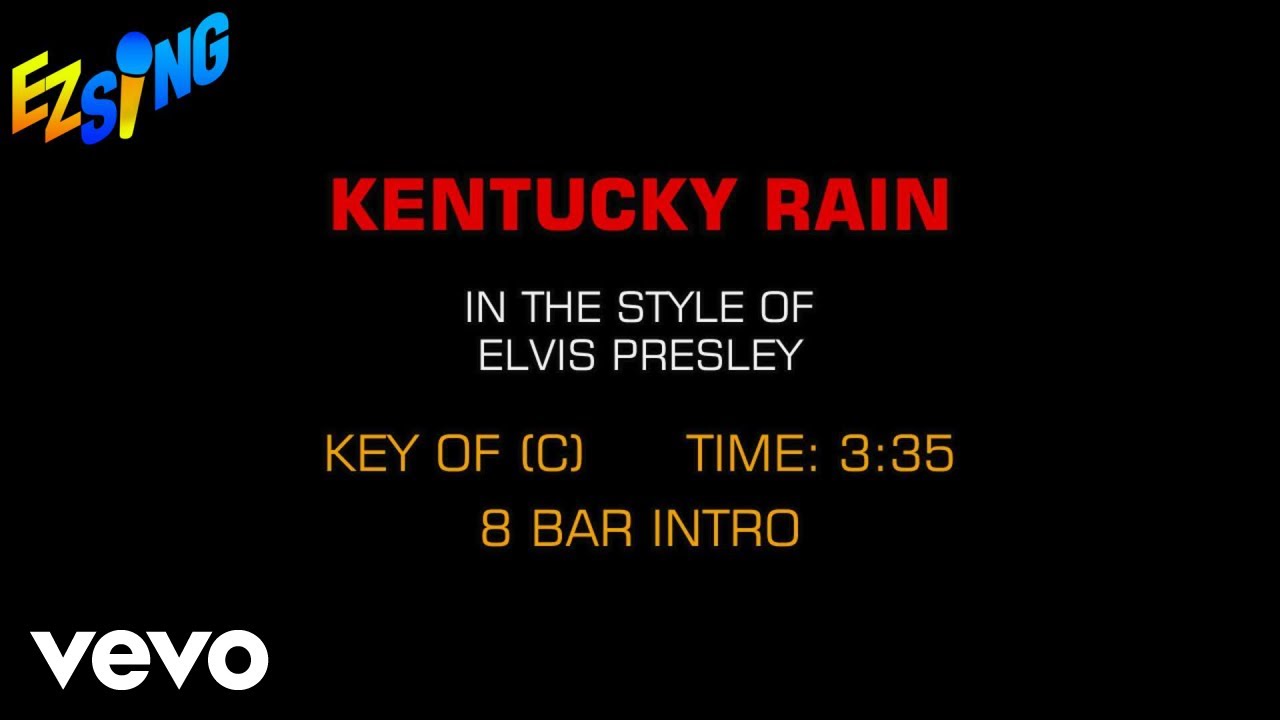 Elvis Presley - Kentucky Rain (Karaoke) - YouTube