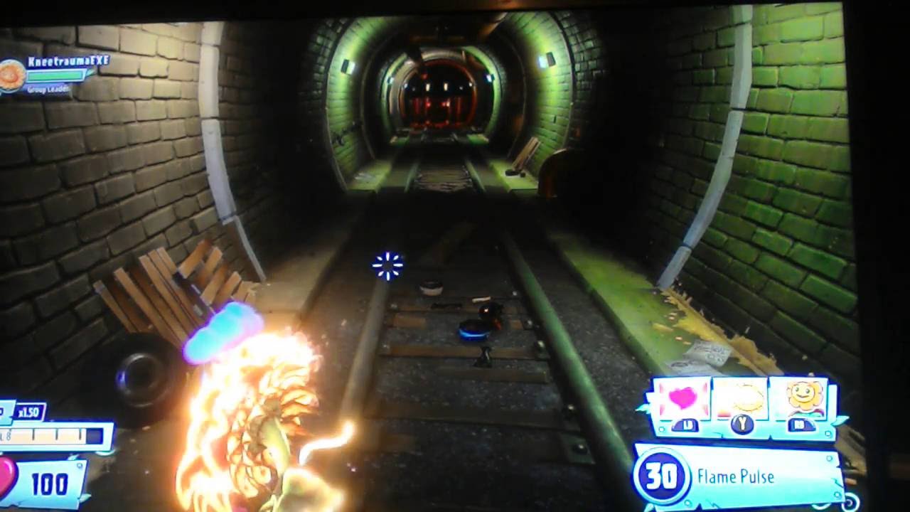 PvZ hidden sewer train - YouTube