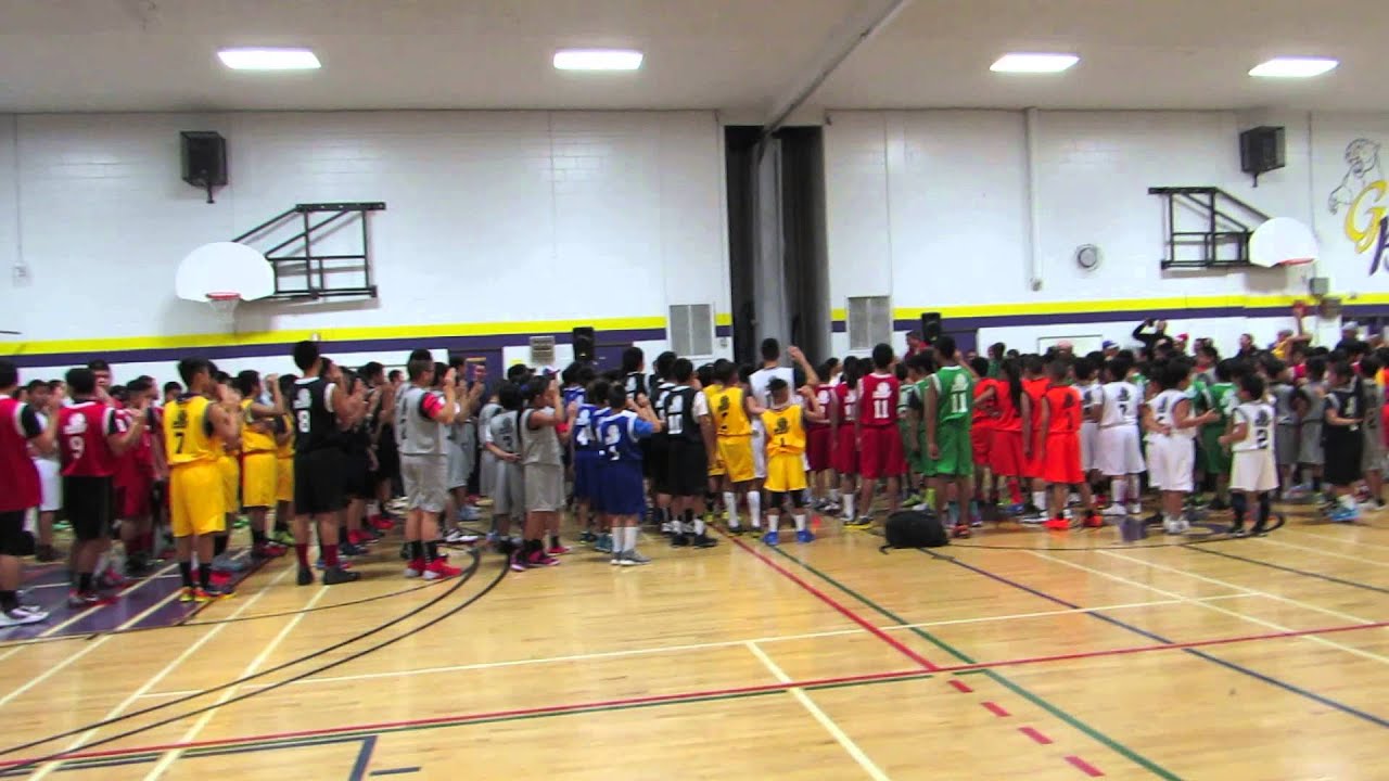 WAAY Basketball League Opening Ceremony Blooper - YouTube
