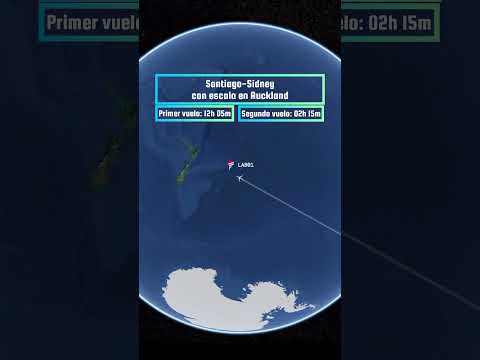 Santiago - Sídney con escala en Auckland 🌎✈️🔴 #latam #airlines