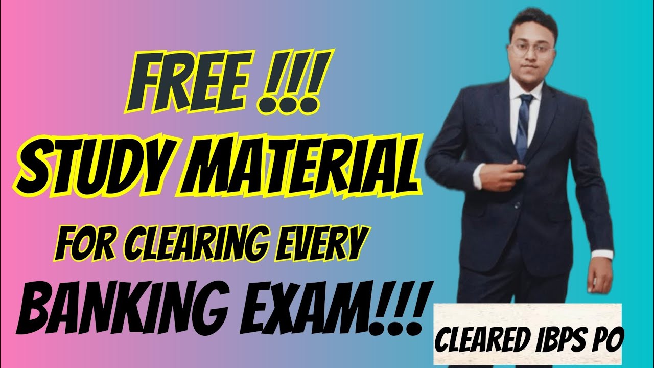 FREE study material for clearing all BANKING exams🥳🥳|Durgesh Gupta| # ...