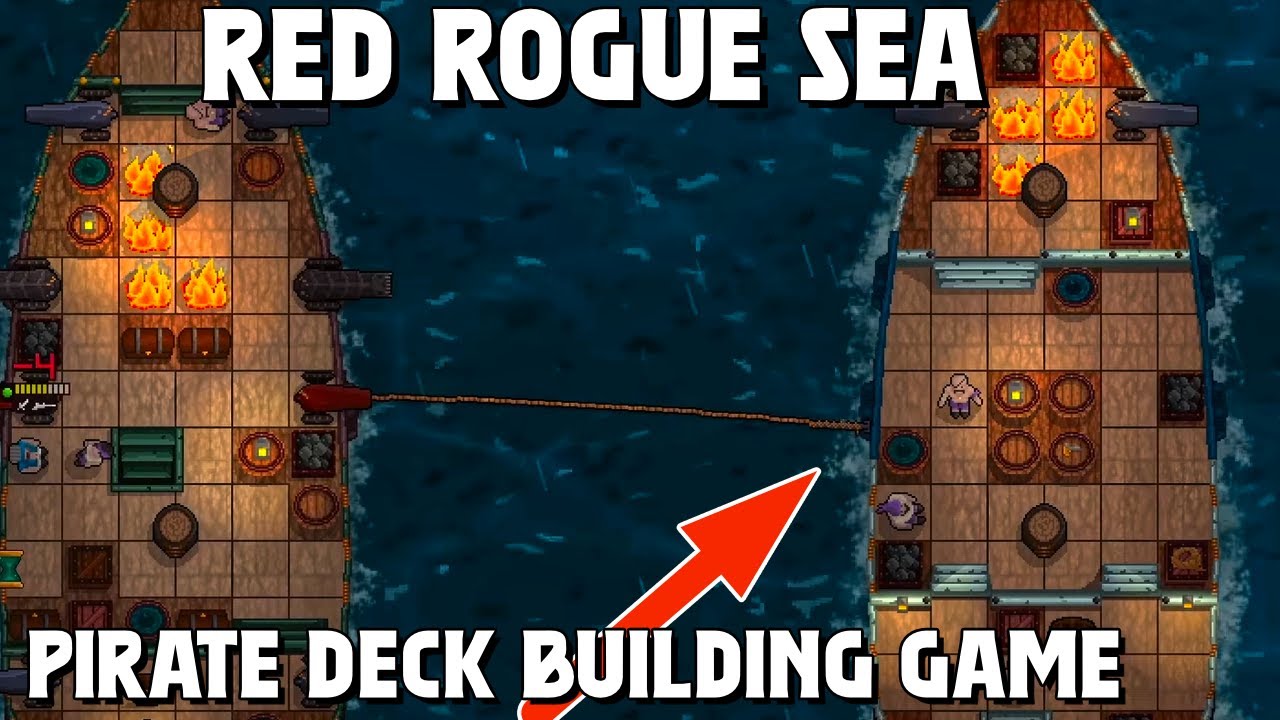 I tried being a pirate and failed - Red Rogue Sea demo (roguelike ...