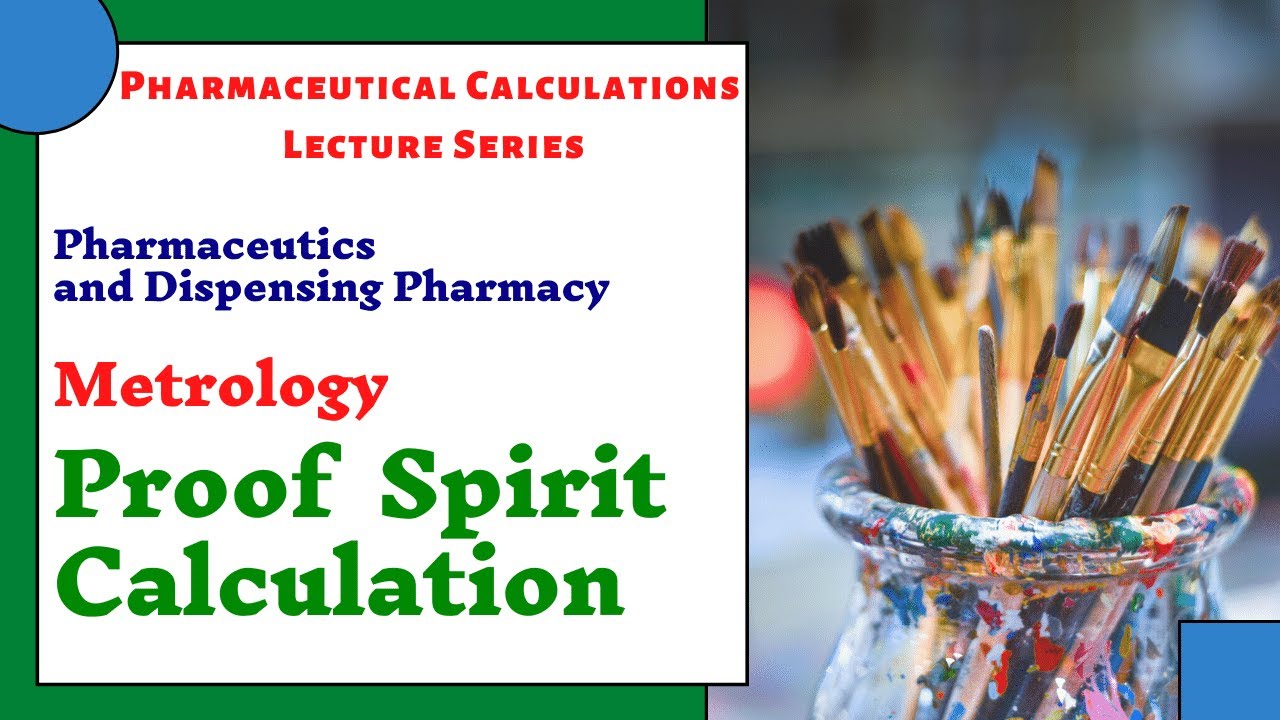 Proof Spirit Calculation Method - YouTube