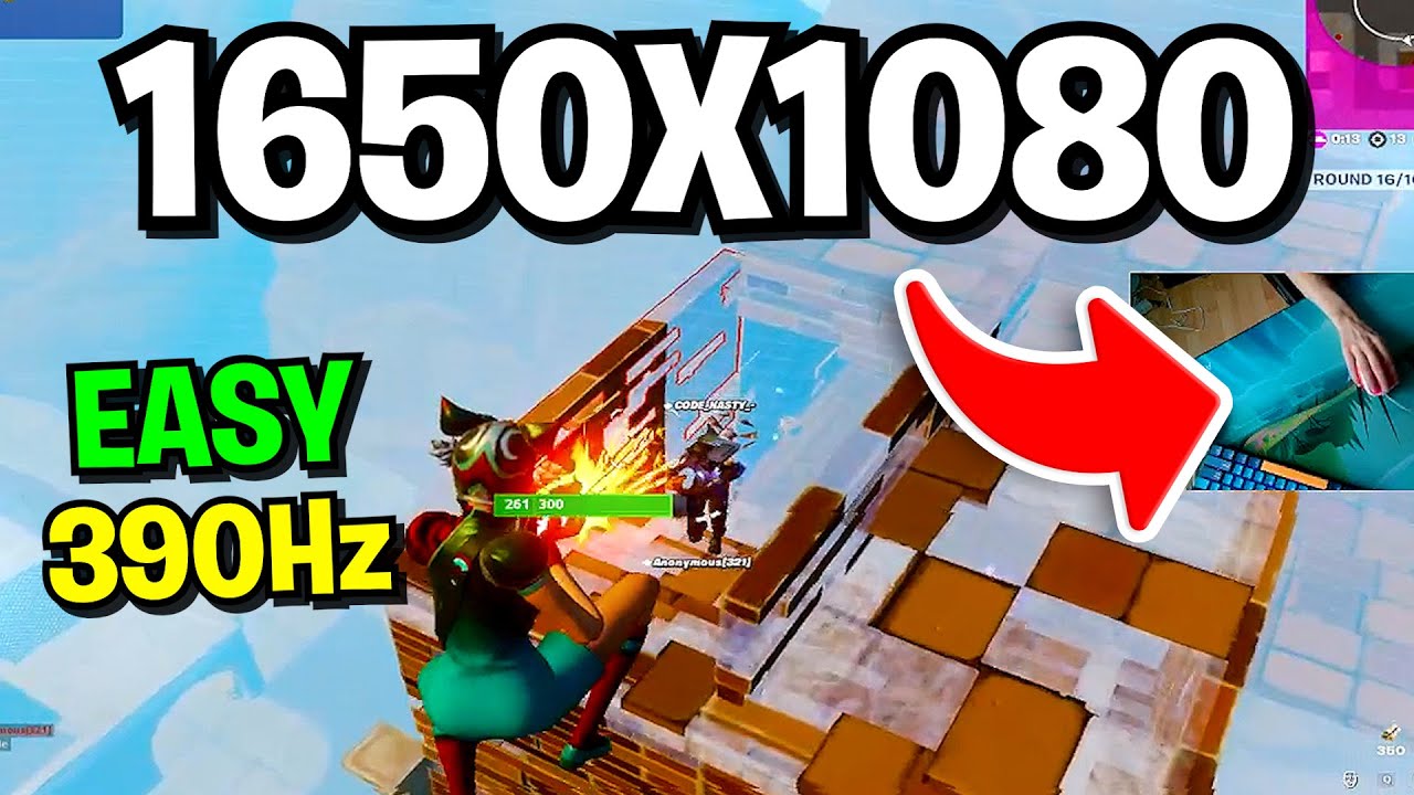 Pro Player Stretched Resolution on 390Hz 🚀 (1650x1080 Stretched Res ...