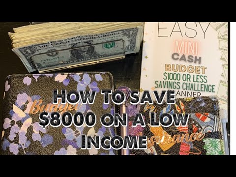 (Pt.1) HOW I PLAN ON SAVING $8000 ON A LOW INCOME IN 2023 | Savings ...