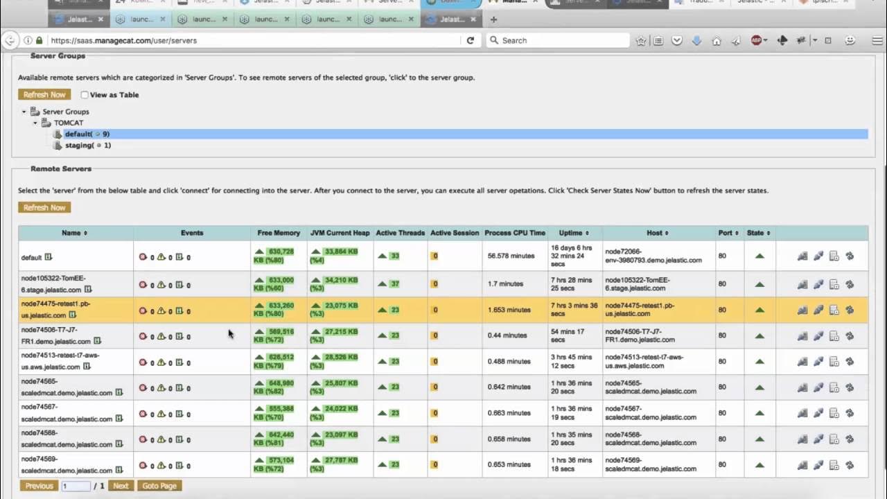 Monitoring Tomcat and TomEE Servers with ManageCat in Jelastic - YouTube