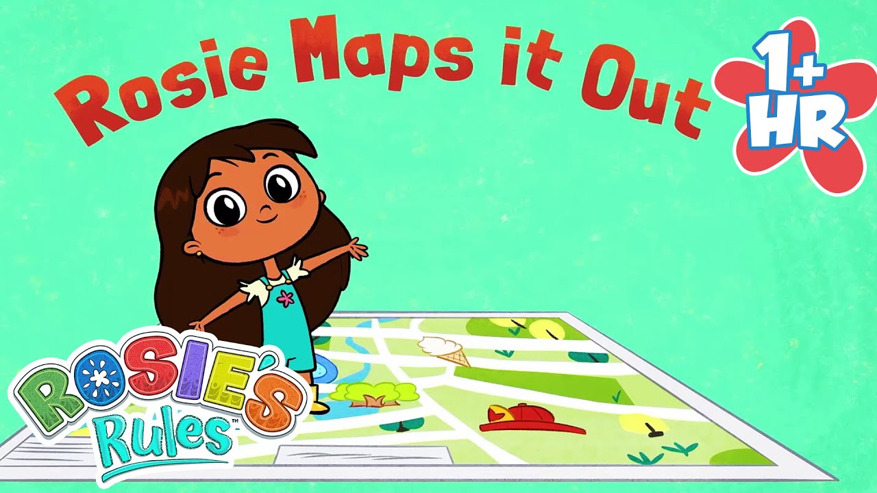Rosie Maps It Out | NEW COMPILATION | Cartoons for Kids | Rosie’s Rules ...