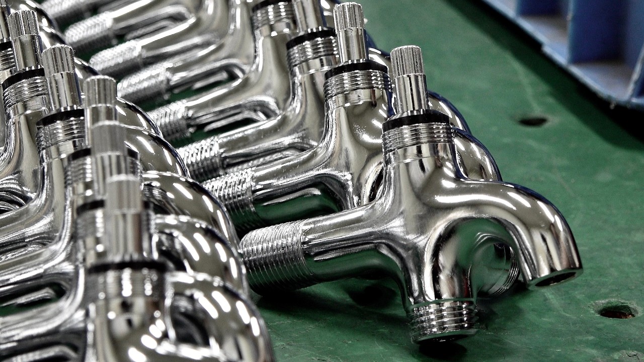 How to Make Satisfactory Two Way Faucet by Melting Brass - YouTube