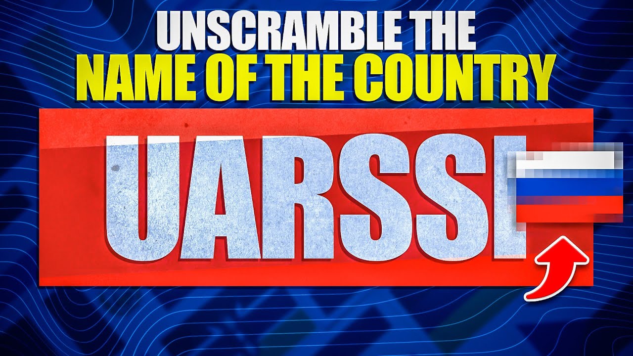 Can You UNSCRAMBLE These Countries Before Time Runs Out? - YouTube