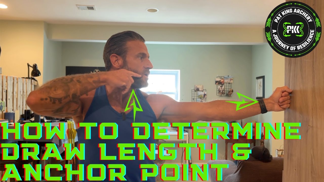 How Find Proper Bow Draw Length & Anchor Point - YouTube
