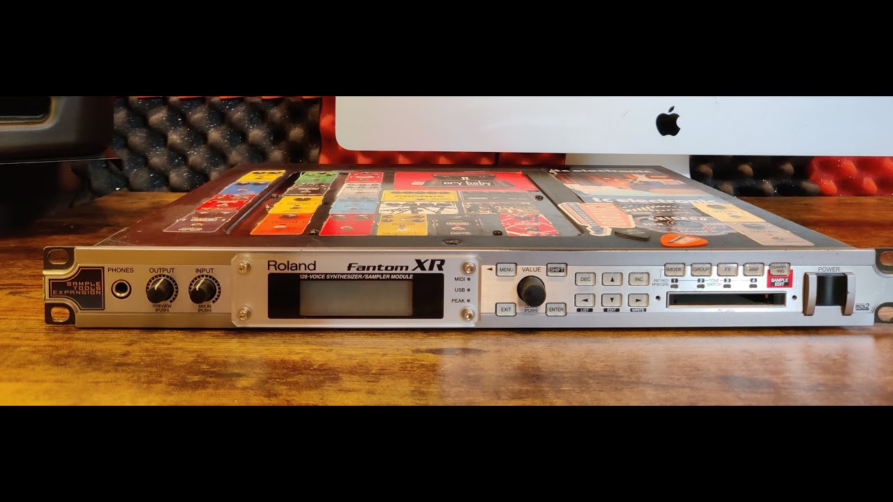 Roland Fantom XR synthesizer/sample module_sound Demo - YouTube