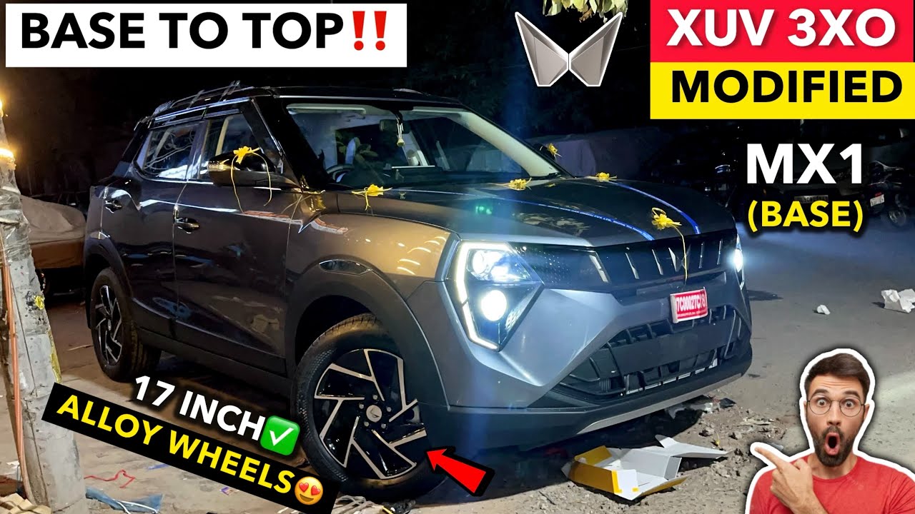₹1 Lakh मे Xuv 3xo Modified🔥Mx1 बनी Ax7😱Mahindra Xuv 3xo 2024 ...