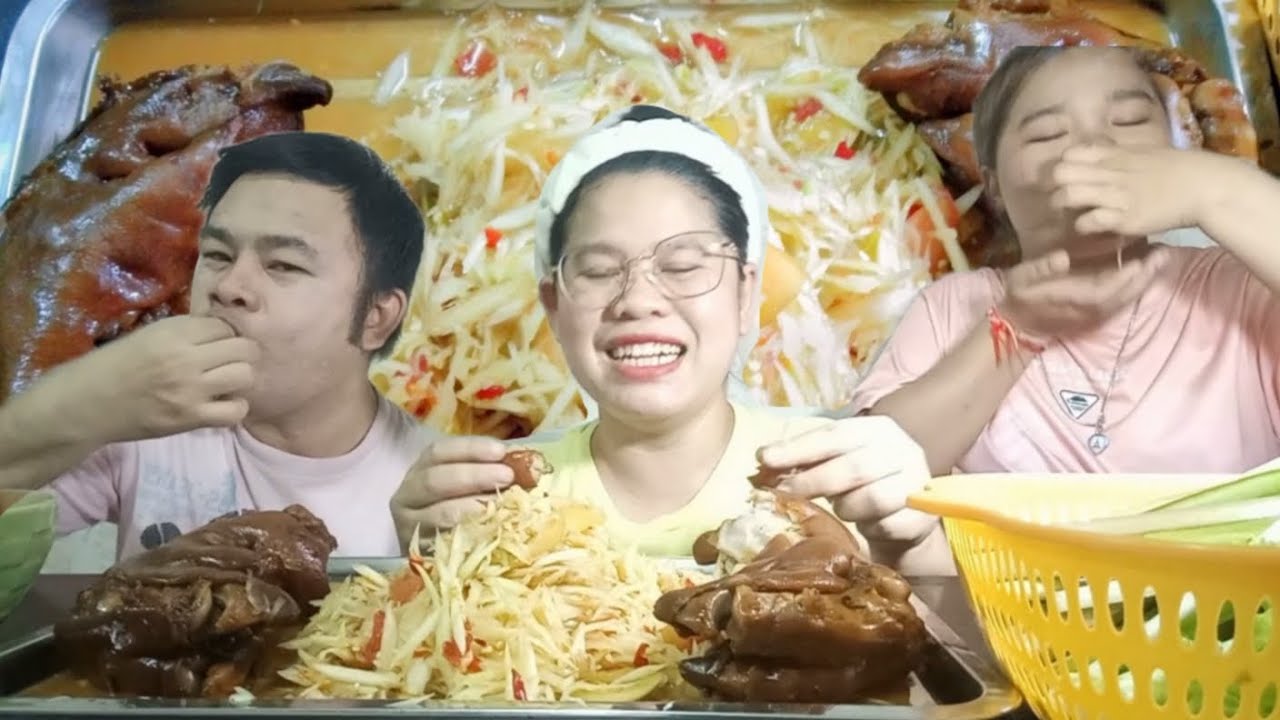 @wanxeng ตำบักหุ่งเผ็ดๆ กับคากินุ่มๆพร้อมแขกรับเชิญพิเศษ แซ่บสุดยอดจ้า - YouTube