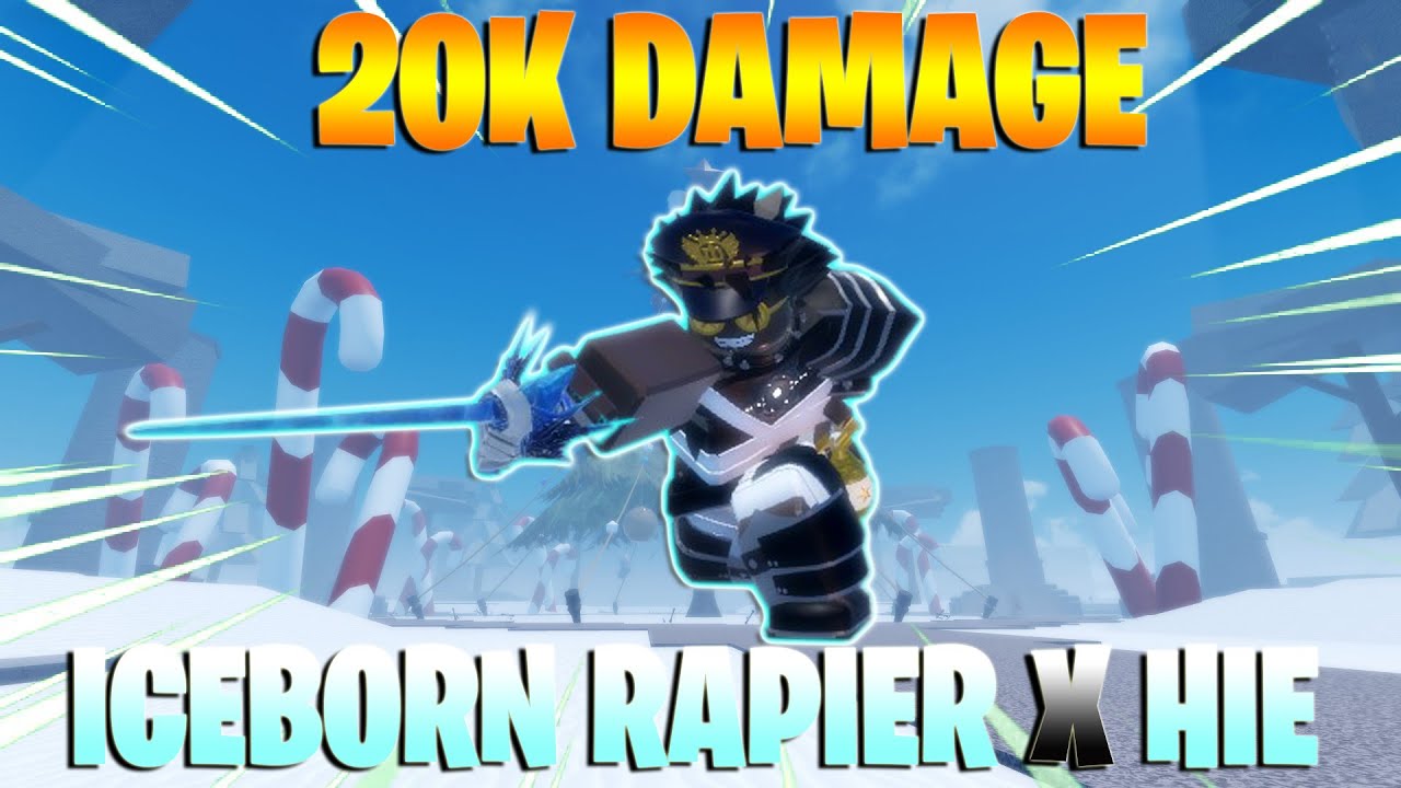 [GPO] ICEBORN RAPIER X HIE ICE COLD COMBO 20K DAMAGE GAME - YouTube