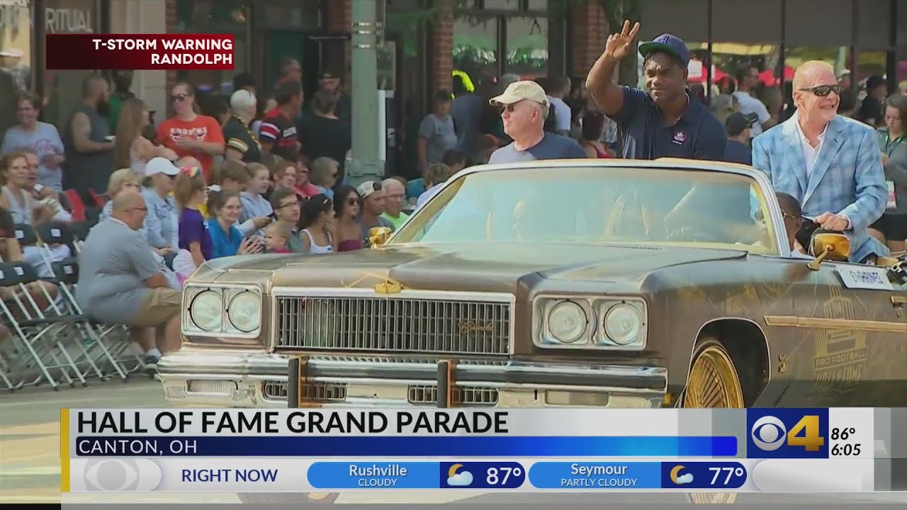 Edgerrin James' custom parade car - YouTube