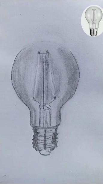 How to Draw a Light Bulb (Step by Step) - YouTube