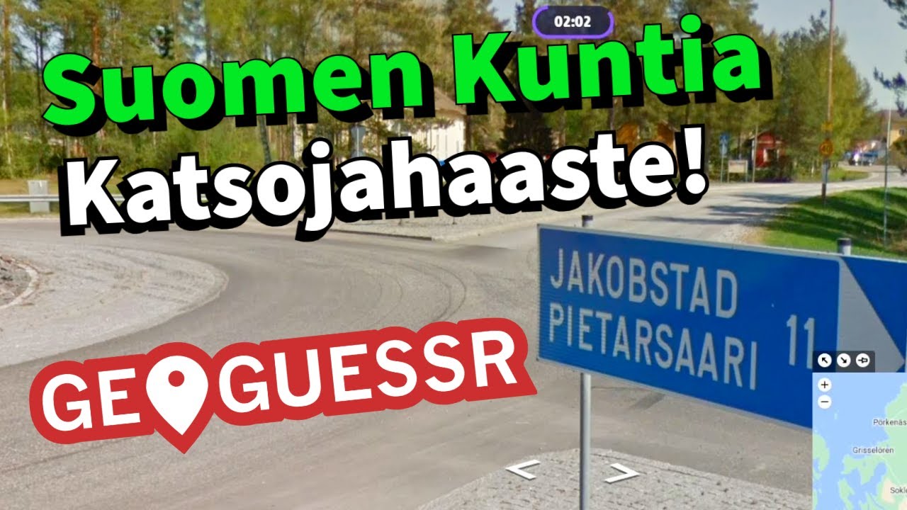 Geoguessr | SUOMEN KUNTIA KATSOJAHAASTE! - YouTube