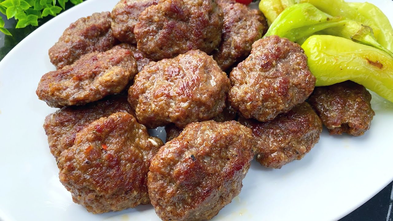 HOE MAAK TURKSE GEHAKTBALLEN.!! TURKSE KOFTE RECEPT - YouTube