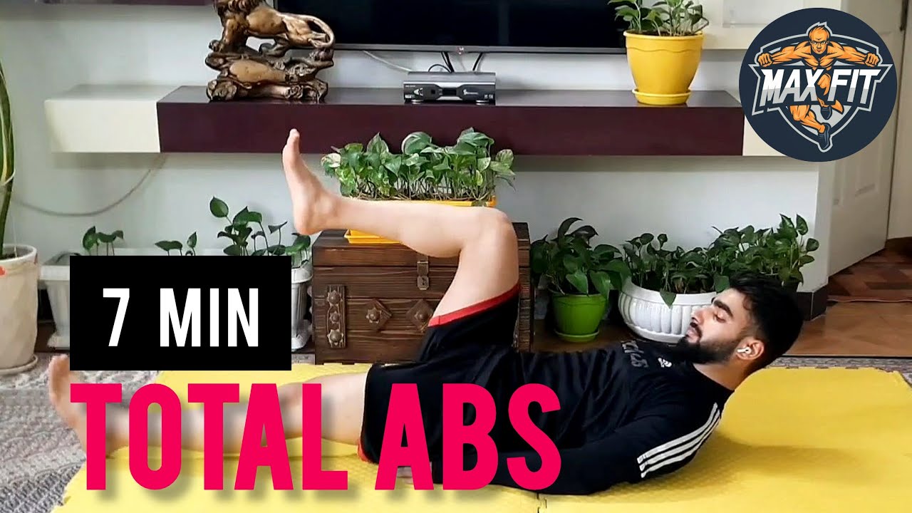 TOTAL ABS WORKOUT 7 MINUTE ABS | NO REPEATS - YouTube