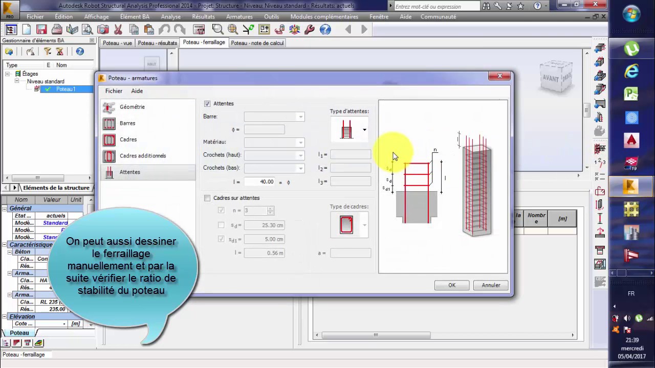 ROBOT STRUCTURAL ANALYSIS | Conception des armatures d'éléments béton ...