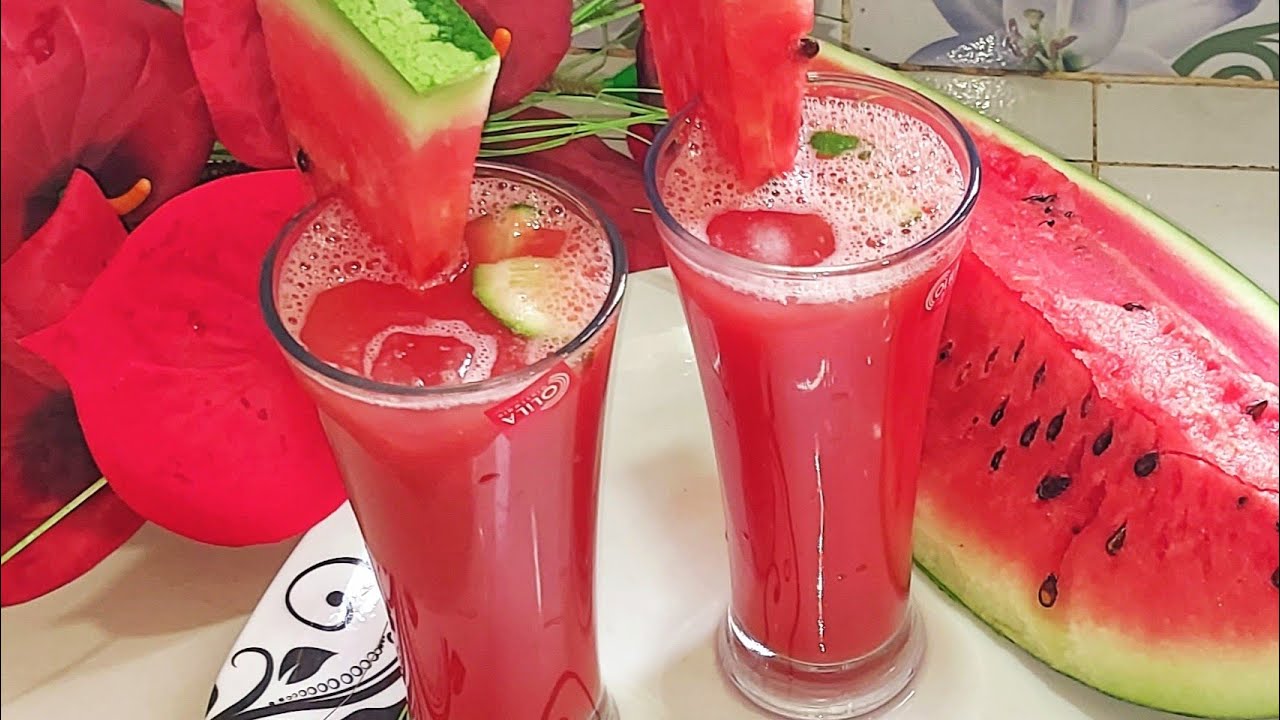 তরমুজের জুস।। Watermelon Juice।। Tasty Juice Recipe.. - YouTube