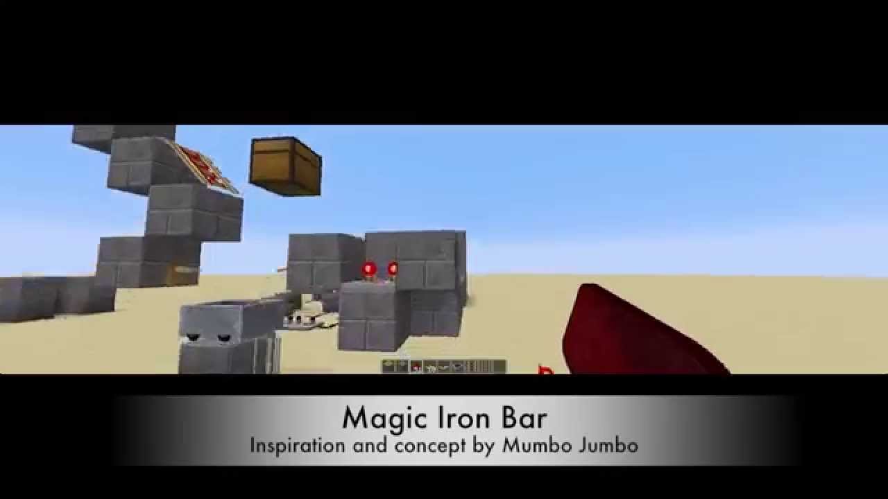 Minecraft Tutorial - Magic Iron Bar - YouTube