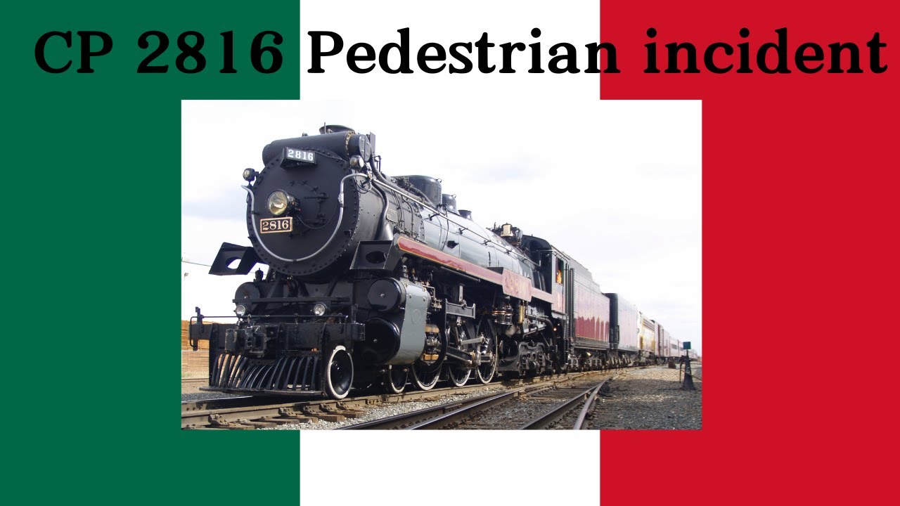 CP 2816 Pedestrian Hit incident - YouTube