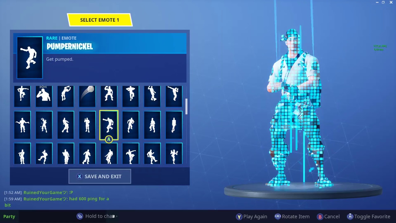 FORTNITE Battle Royal/ Save The World, grinding in Twine. PC LOBBY ...