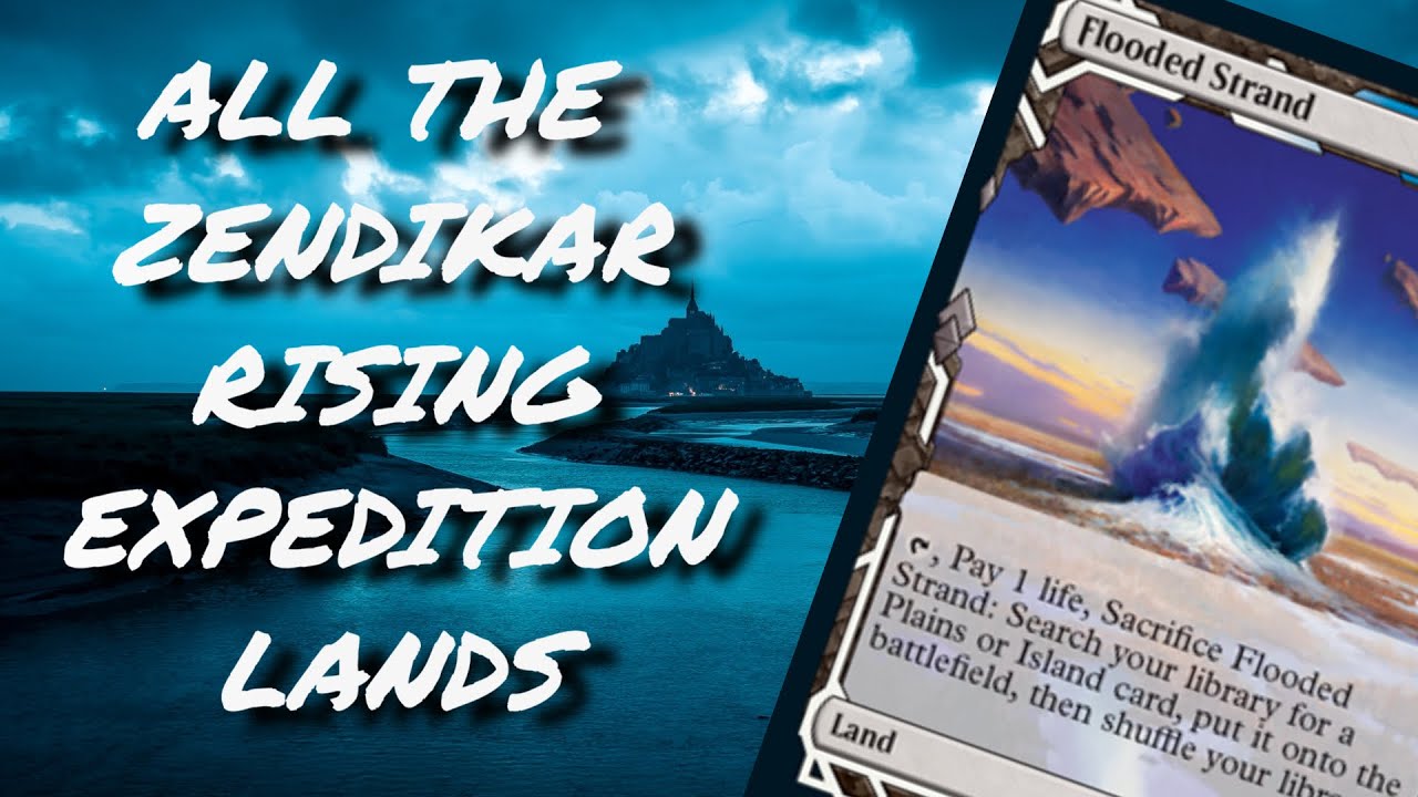 ZENDIKAR RISING EXPEDITION LANDS - A Close Look - YouTube