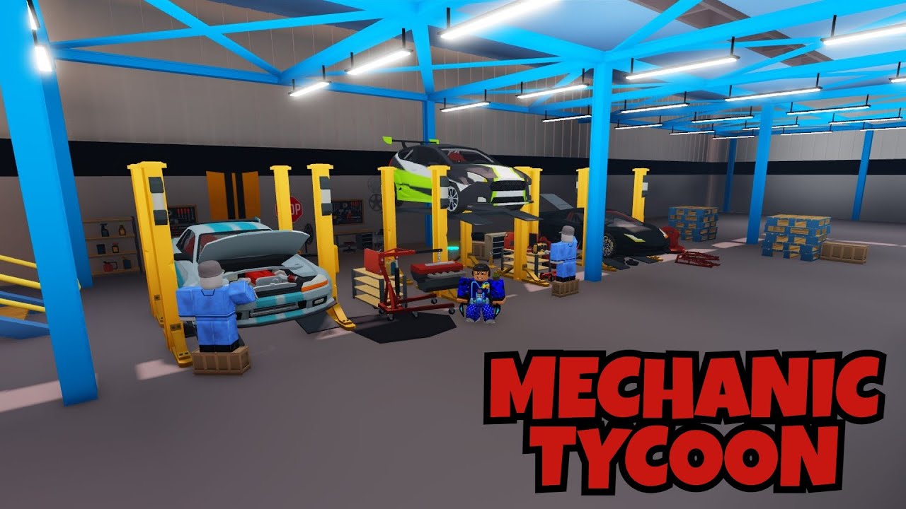 Car Mechanic Tycoon 🏎️, NEW! Company Mechanic Inc in Roblox - YouTube