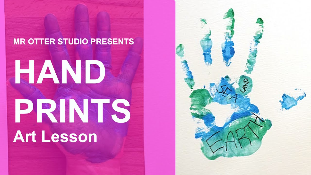 Hand Print Technique - YouTube