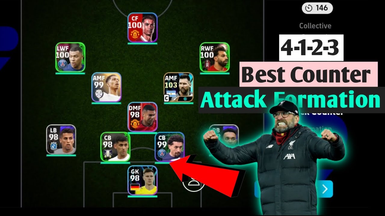 4 1 2 3 Best Counter Attack Formation Ft EFootball 2024 Mobile YouTube 4-1-2-3-best-counter-attack-formation-ft-efootball-2024-mobile-youtube