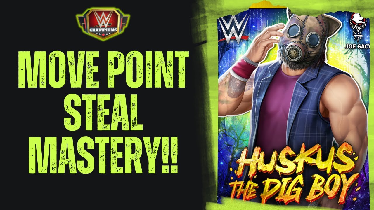 MP Steal Mastery-Joe Gacy-Huskus The Pig Boy-6 Star Silver Gameplay-WWE ...