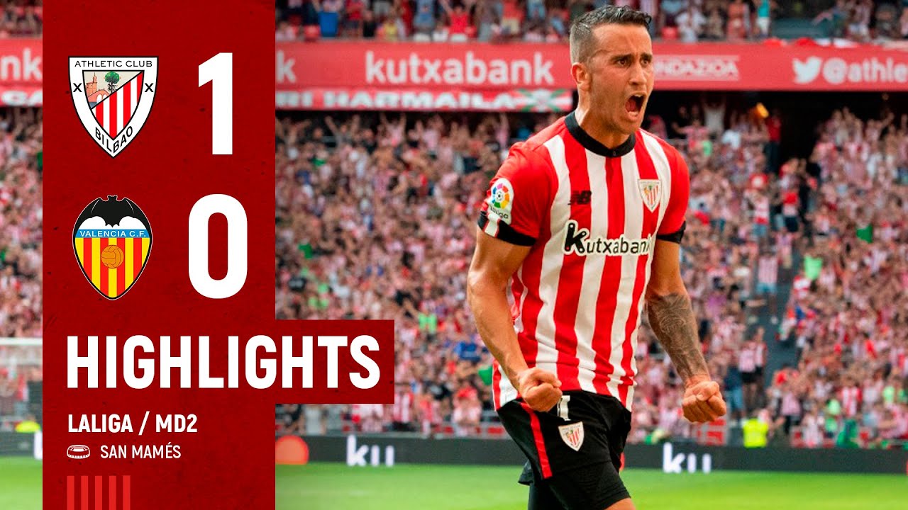 HIGHLIGHTS | Athletic Club 1-0 Valencia CF | LaLiga 2022-23 MD2 - YouTube