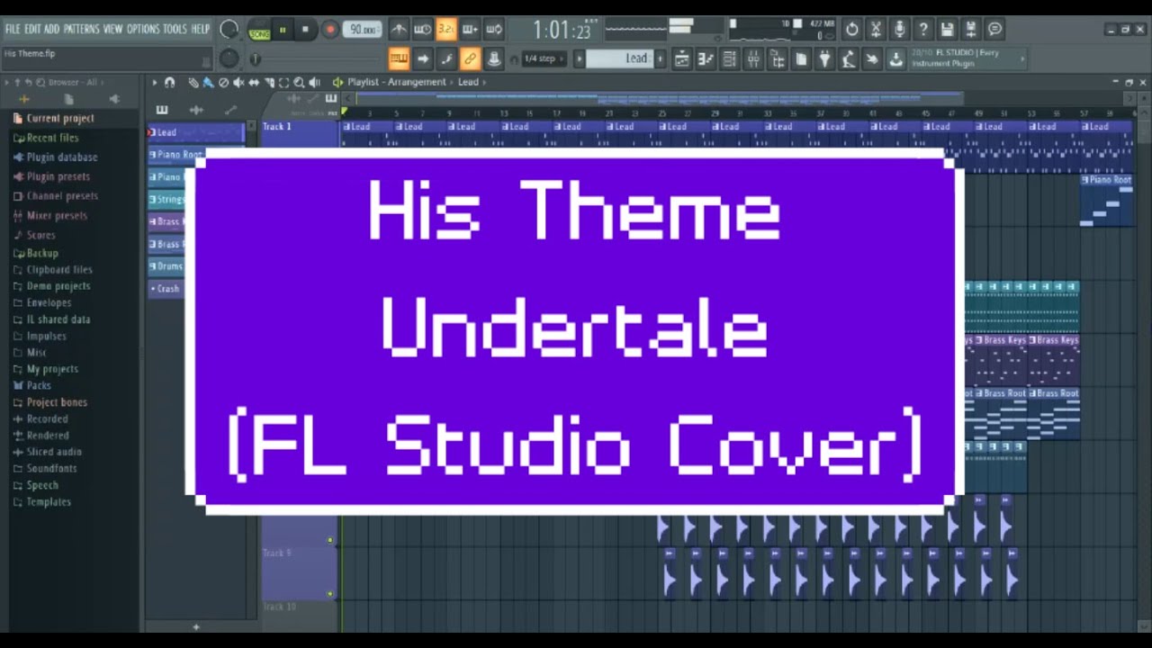 His Theme - Undertale (FL Studio Cover) - YouTube