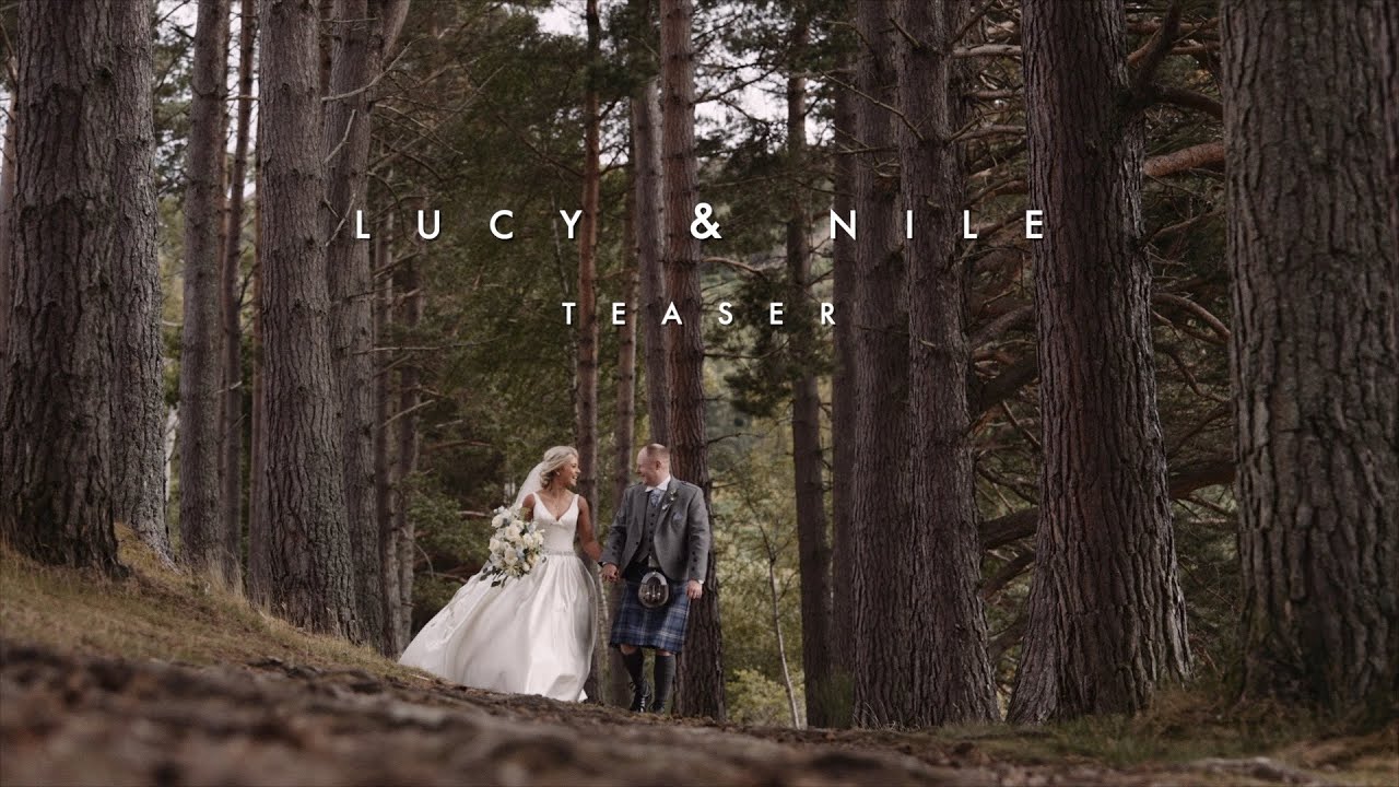 Lucy and Nile Wedding Teaser Loch Ness Country House Hotel 2022 - YouTube