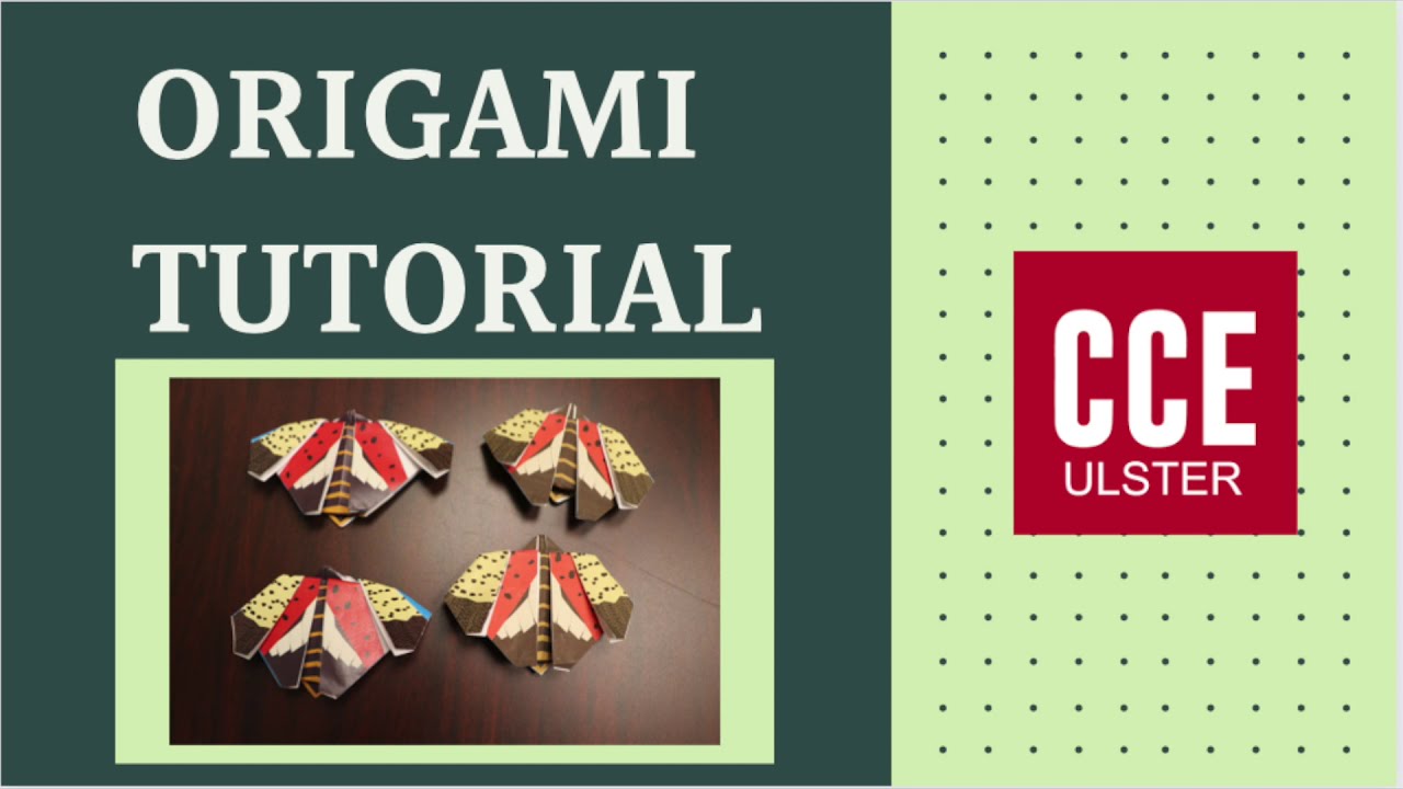 Spotted Lanternfly Origami Tutorial - YouTube
