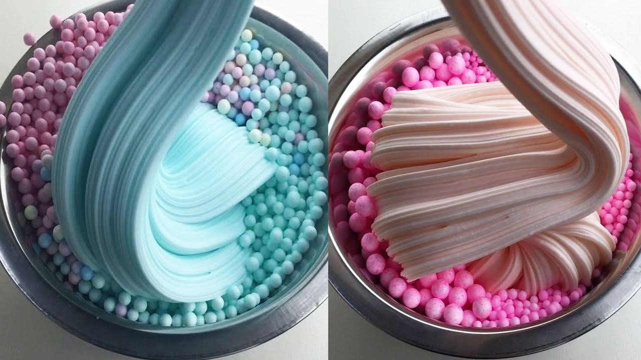 FLOAM SLIME MIXING - SATISFYING SLIME ASMR VIDEO M01 - YouTube